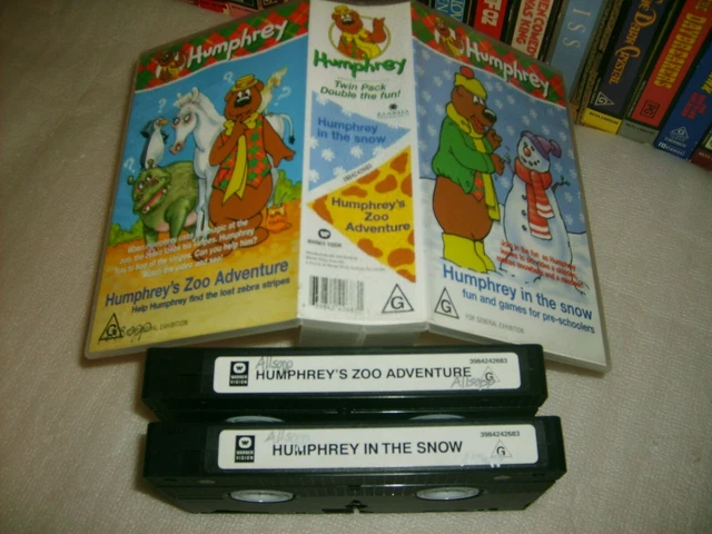 HUMPHREY IN THE SNOW: HUMPHREY's ZOO ADVENTURE - 1992 Oz Warner Vision ...