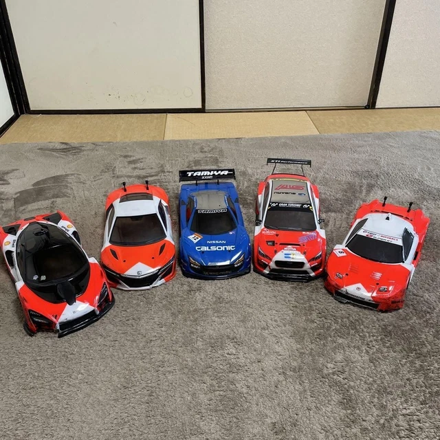 TAMIYA RC BODY Lot 3 Clear Bodies + 2 Extras Unpainted Polycarbonate ...