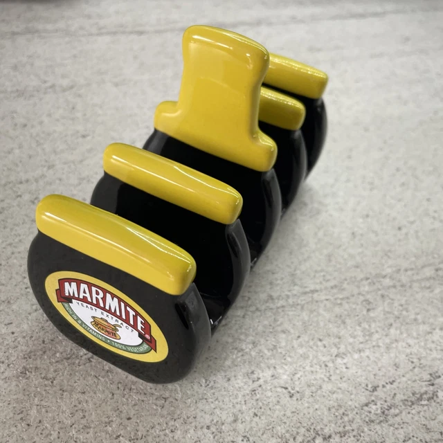 MARMITE CERAMIC TOAST Rack 4 Slice Toast Rack Collectable Food ...