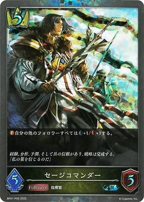 SHADOWVERSE EVOLVE BP01-P09 Sage Commander SR EUR 21,08 - PicClick IT