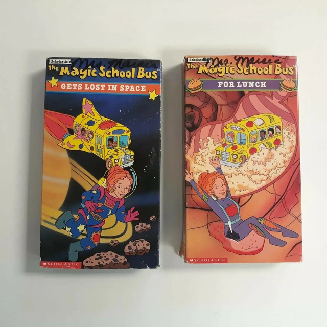 MS. FRIZZLE AND The Magic School Bus -Lost in Space and For Lunch VHS ...