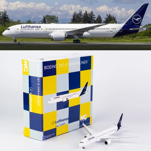 *NEW*LUFTHANSA B787-9 DREAMLINER Reg: D-ABPA NG MODEL 55082 1:400 Scale ...