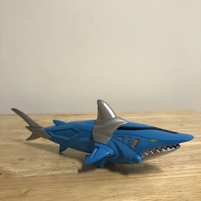 POWER RANGERS JUNGLE Fury Beast Master Megazord BLUE SHARK Zord Bandai ...