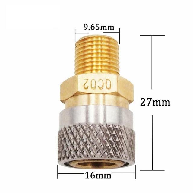 PCP CONNECTION ADAPTER PCP Air Rifle Filling Probe Standard Size 1/8 ...