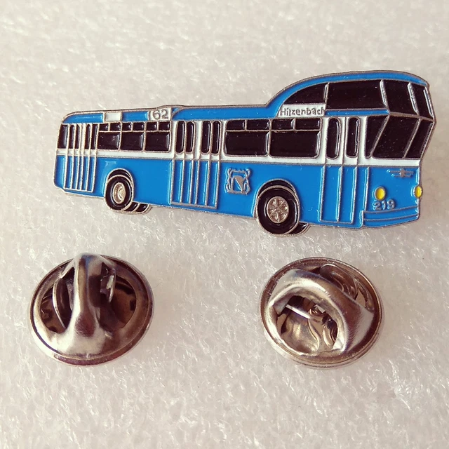 PIN'S LAPEL PIN pins CAR AUTOCAR AUTOBUS BUS FBW B71UH Tüscher ...