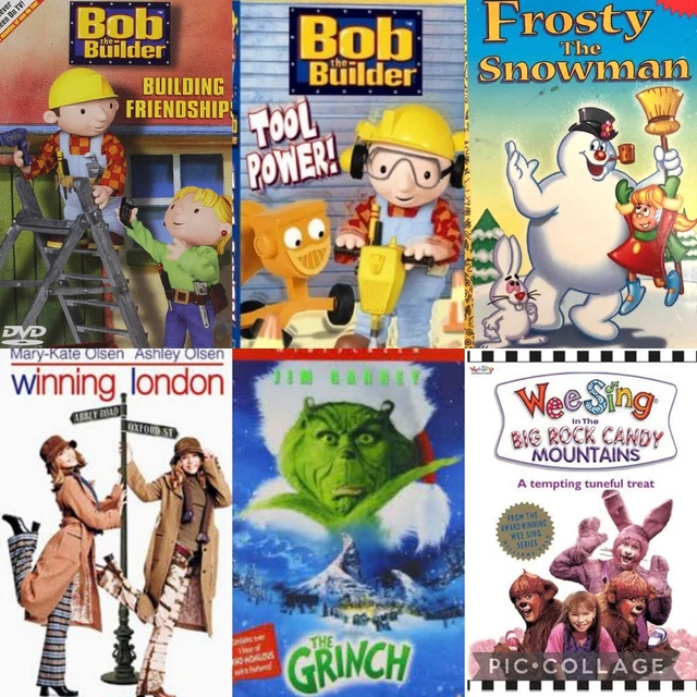 VINTAGE CHILDREN'S CLASSICS Cartoons Family Friendly VCR/VHS Tapes *8 ...