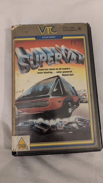 SUPERVAN VHS BIG Box Ex Rental 1983 Video Tape £26.99 - PicClick UK