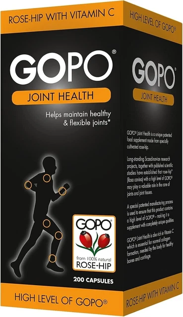 GOPO JOINT HEALTH | Rose-Hip With Vitamin C | High Level of GOPO | 200 ...