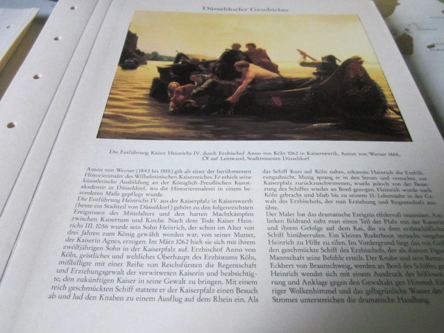 DÜSSELDORF ARCHIV 1 Geschichte 1006 Entführung Kaiser Heinrich IV 1062 ...