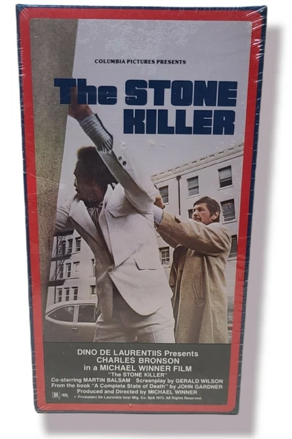 THE STONE KILLER (VHS 1973) Charles Bronson Martin Balsam Norman Fell ...