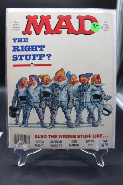 MAD MAGAZINE JUNE 1984 Issue No. 247 Seven Dwarves Vintage £4.12 ...