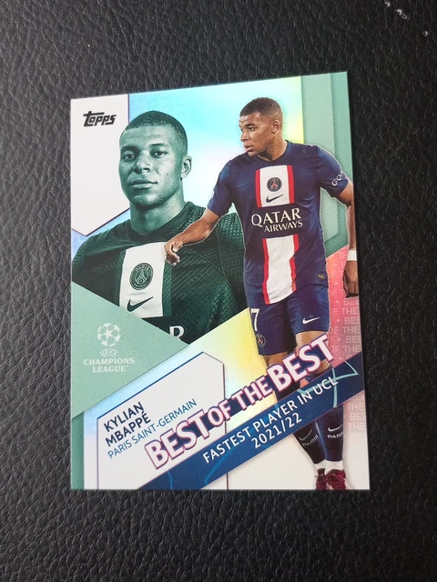 TOPPS UCC FLAGSHIP 2022-23 - Kylian Mbappé Best Of The Best PSG Card EUR 2,84 - PicClick FR