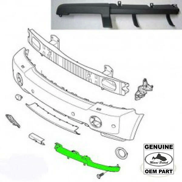 LAND ROVER FRONT Bumper Lower Spoiler Valance Left Range 06-09 ...