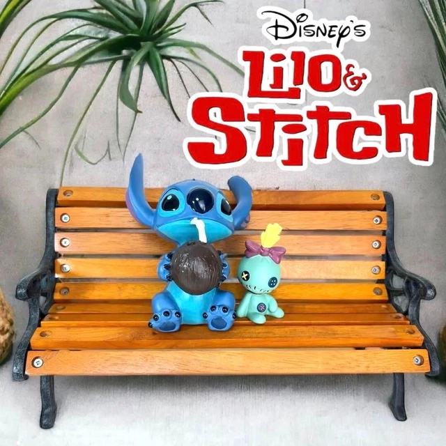 DISNEY LILO STITCH Bench Planter Stand Big Figure Alien No.626 KATO ...