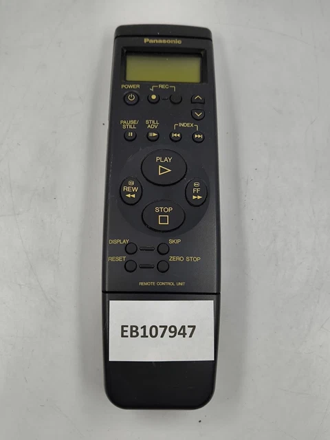 PANASONIC VEQ1582 REMOTE Control - Used, Fully Functional £18.65 ...