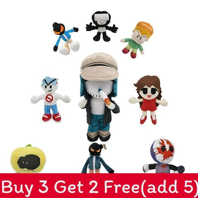 NIGHT FUNKIN FRIDAY FNF Plush Toy Garcello Whitty Spooky Month Pico ...