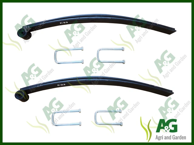 2X IFOR WILLIAMS Style Double Twin Trailer Leaf Spring & Bush C90004 C ...