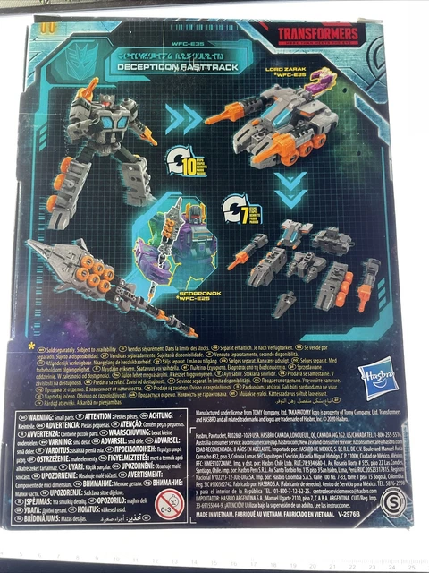 FIGURINE TRANSFORMERS GENERATIONS Decepticon Fasttrack War pour ...