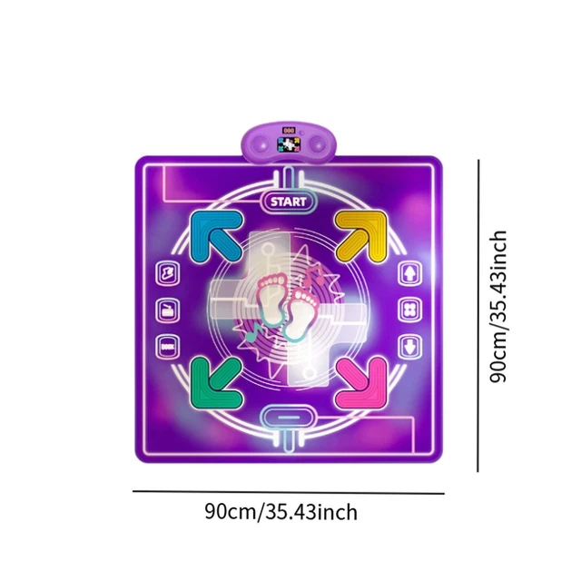 MUME DE DANSE musical Mat à mixeur rythme playmat pour les filles de 3 ...