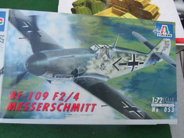 MODEL AIRCRAFT 1/72 Italeri Ref 053 Messerschmitt Bf-109 F2/4 £13.38 - PicClick UK
