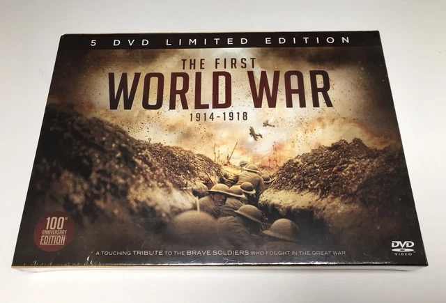 THE FIRST WORLD War 1914-1918 5 DVD 100th Anniversary Edition. Sealed. £9.99 - PicClick UK