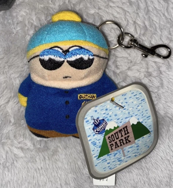 SOUTH PARK COP Cartman Keyring Coin Purse Plush Keyring RARE with tags ...