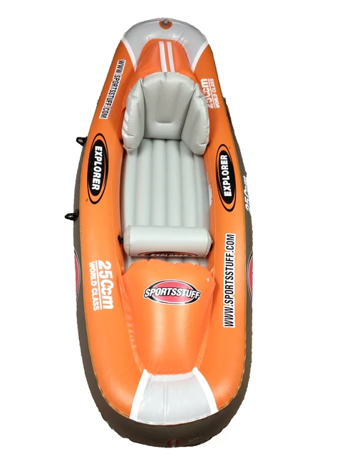 SPORTSSTUFF EXPLORER INFLATABLE Kayak Set W/ Paddle, in box, Tested ...
