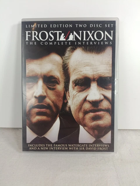 FROST AND NIXON - Watergate DVD (2009) David Frost Two Disc Limited ...