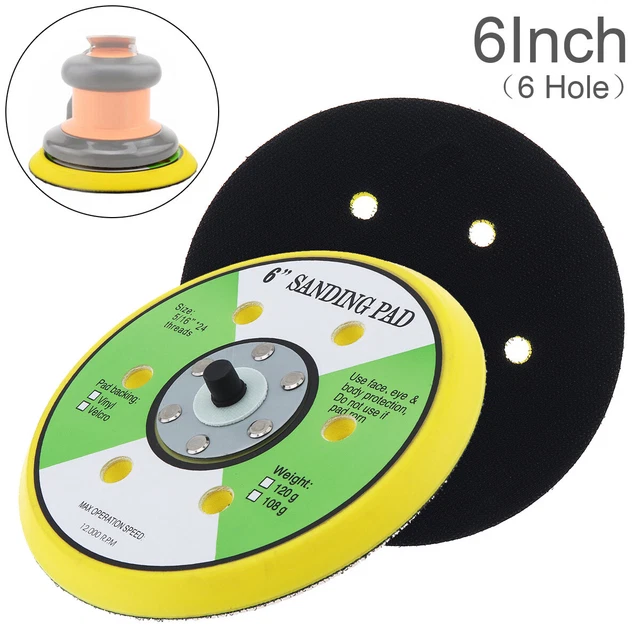 6'' SANDING PAD Self-adhesive Sander Backing Polishing Pad for ...