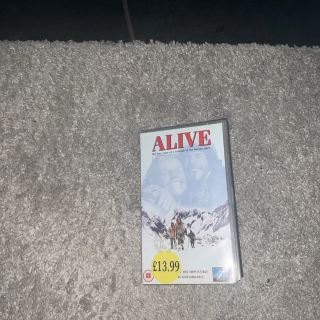 ALIVE VHS PAL Video Andes Plane Crash Thriller Paramount 1993 £2.24 ...