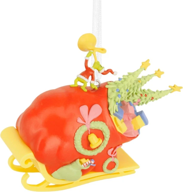 HALLMARK DR. SEUSS'S How The Grinch Stole Christmas! Grinch on Sleigh ...