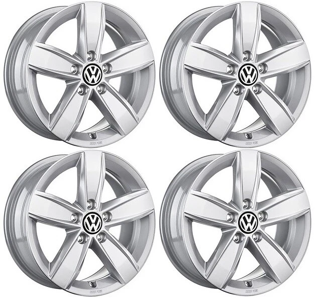 SET OF FOUR New Genuine Vw T5 T6 Amarok 16” Corvara Alloy Wheels 5X120 ...