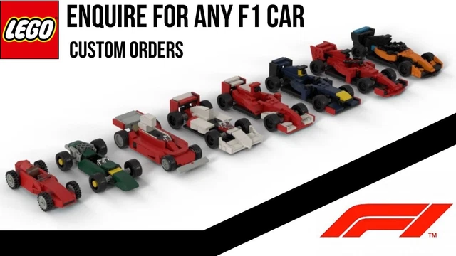LEGO CUSTOM F1 Car Designing Process - Any Car, Made, Built And Shipped ...