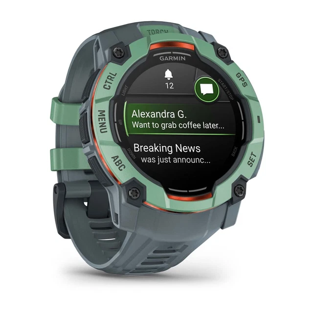 GARMIN INSTINCT 3 50mm AMOLED GPS-Smartwatch twilight/neo tropic EUR ...