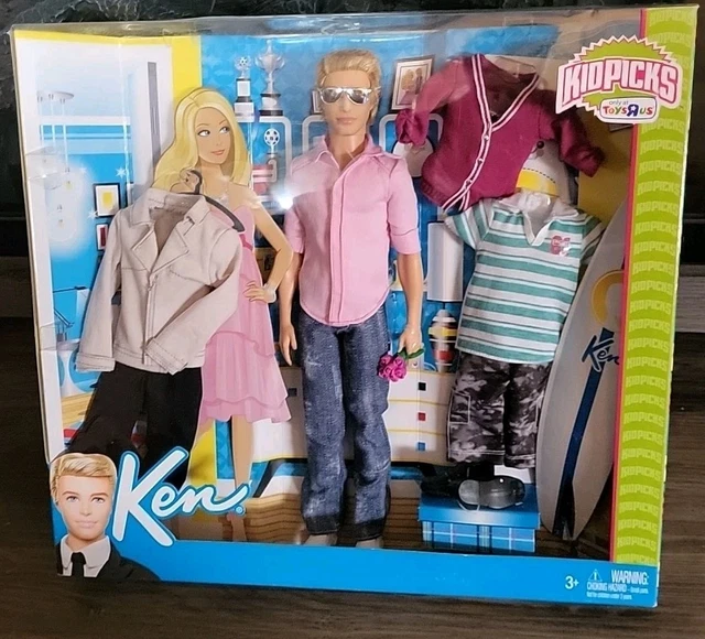BARBIE KIDPICKS GIFT Set -­ Ken Doll & Fashions Toys R Us Exclusive ...