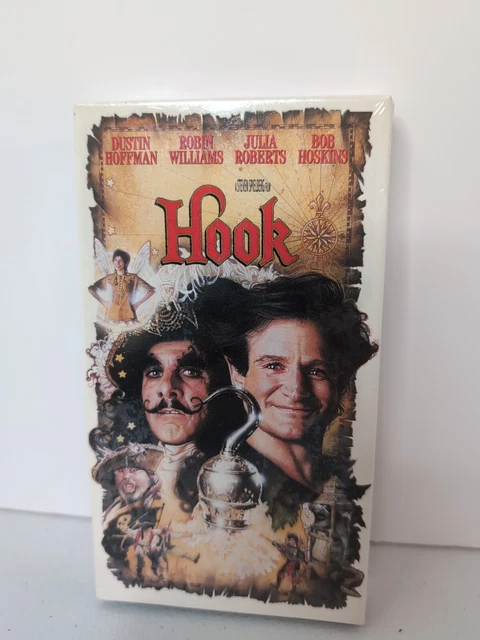 HOOK VHS TAPE Dustin Hoffman Robin Williams Brand New Factory Sealed £14.25 - PicClick UK