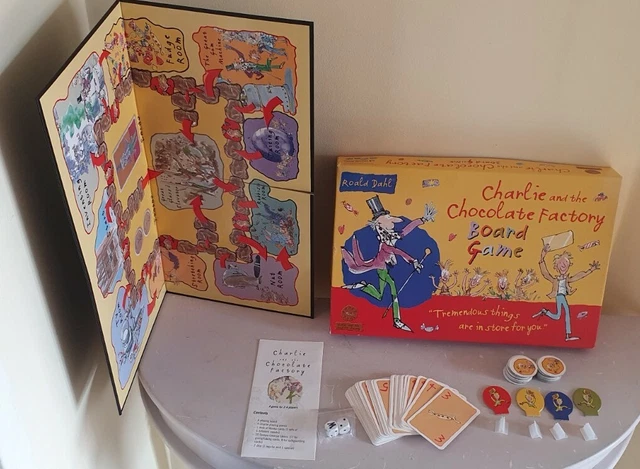 ROALD DAHL CHARLIE and the Chocolate Factory Board Game | Complete ...