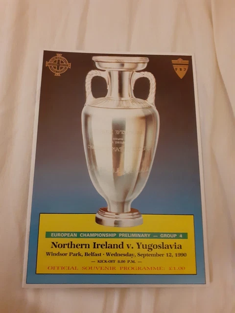 6 NORTHERN IRELAND Home Football Programmes 1990-95 £6.51 - PicClick UK