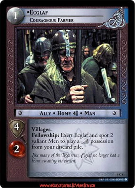 ECGLAF, COURAGEOUS FARMER 5C81 [Battle of Helm's Deep] LOTR CCG ENG EUR ...
