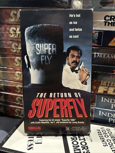 THE RETURN OF Superfly VHS 1990 Tape Vidmark Curtis Mayfield Classic ...