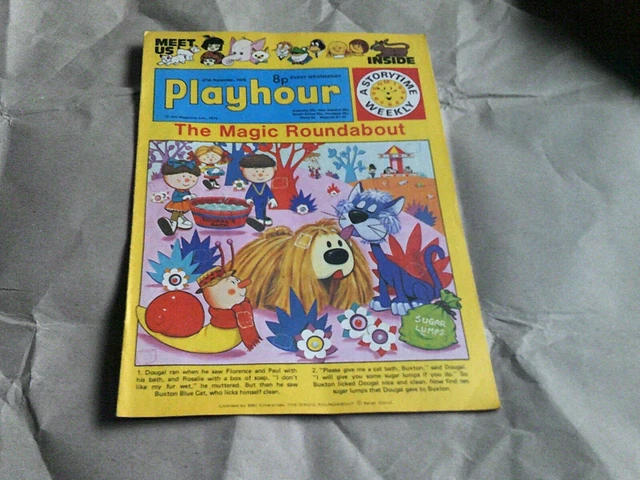 PLAYHOUR COMIC 1970's 8p - the magic roundabout £5.95 - PicClick UK