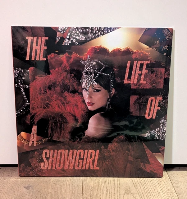 TAYLOR SWIFT LIFE Of A Showgirl Tiny Bubbles In Champagne Vinyl Red ...