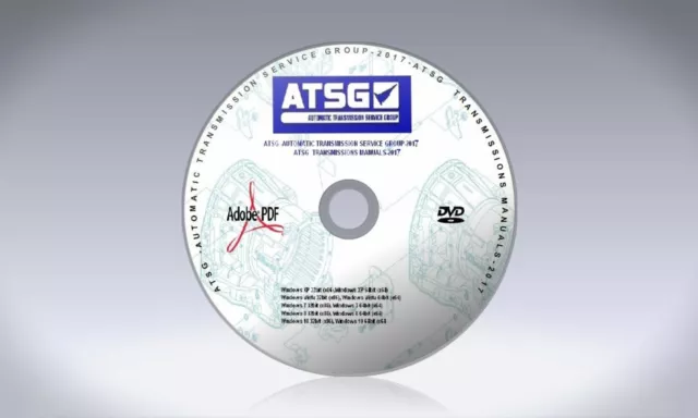 ATSG -AUTOMATIC TRANSMISSION Service Group-2017 Dvd $108.14 - PicClick CA