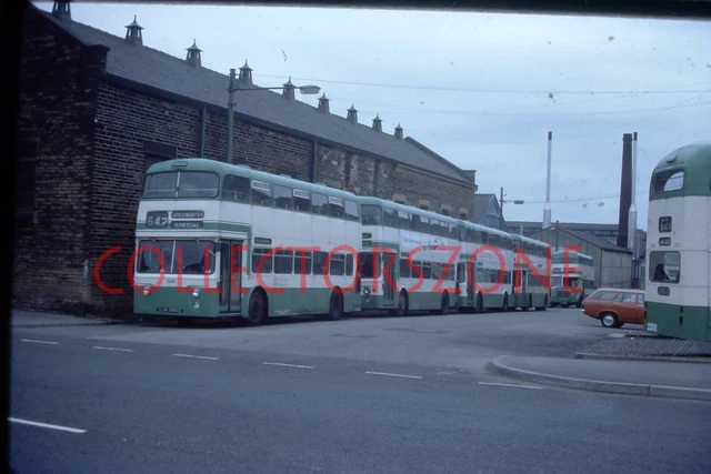 35MM SLIDE 1977 Metrobus Bradford buses Thornbury Depot With Copyright ...