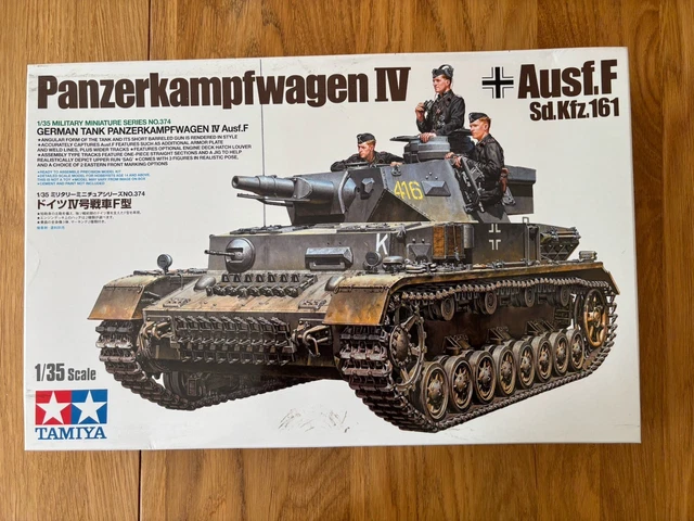 TAMIYA 35374 1/35 Panzerkampfwagen IV Ausf. F Sd. KFZ 161 EUR 20,00 ...