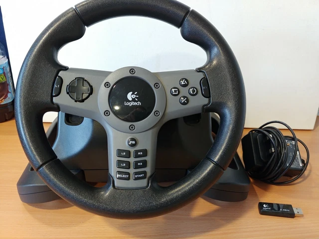 LOGITECH DRIVING FORCE Wireless Playstation 3 Steering Wheel C57T EUR 7 ...