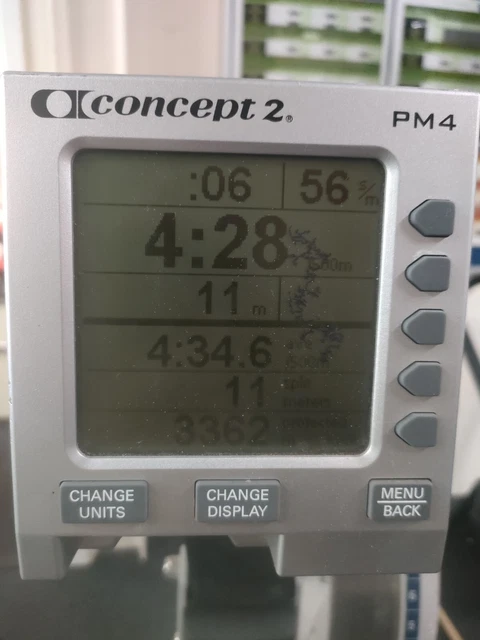 CONCEPT2 ROWING MACHINE PM4 monitor £65.00 - PicClick UK