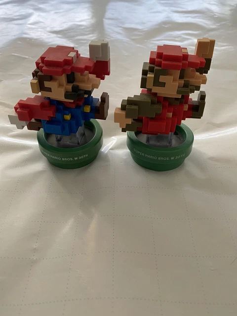 AMIIBO MARIO 30TH Anniversary 8-Bit Lot Super Mario Bros Modern ...