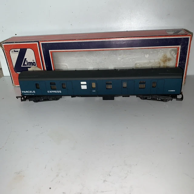 LIMA BR MK1 Full Brake Gangway BR PARCELS EXPRESS B80855 blue 305341 OO ...