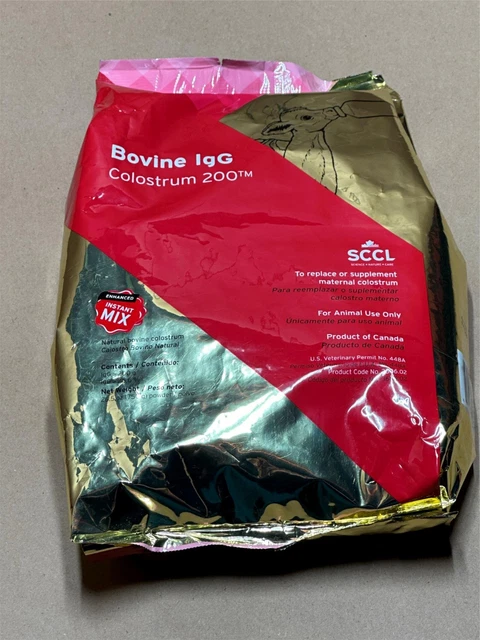 SCCL BOVINE IGG Colostrum 200 USDA 750G 26.5oz Powder (EXP 04-2026) £53 ...